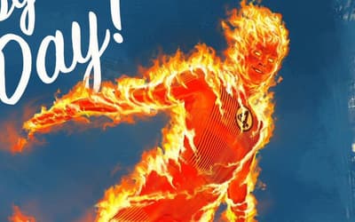 THE FANTASTIC FOUR Poster Reveals First Official Look At The Human Torch!