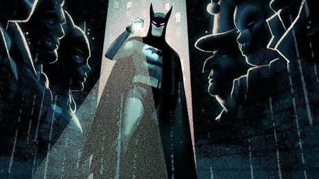 BATMAN: CAPED CRUSADER New Poster Shows The Dark Knight Keeping Watch Over Gotham City In The 1940s