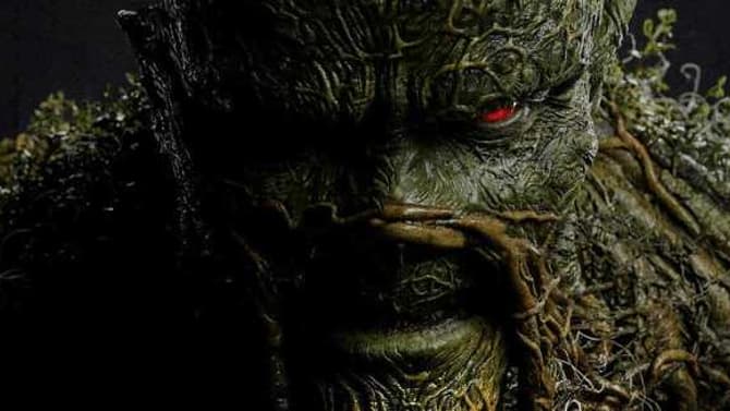 SWAMP THING Posters Find Alec Holland And Abby Arcane Becoming One With ...