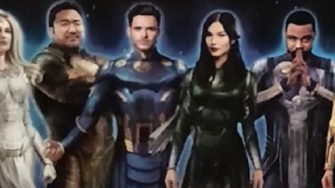 ETERNALS Leaked Promo Art Reveals New Look At The Costumed Team ...