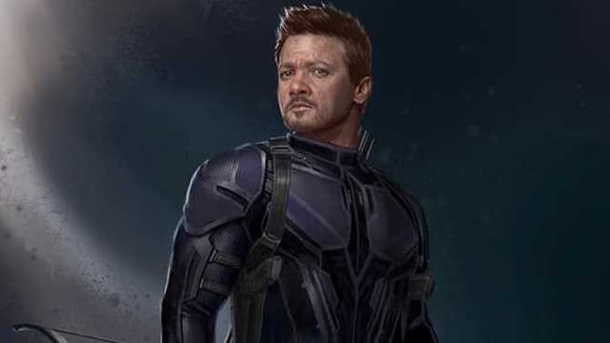 AVENGERS: ENDGAME Concept Art Reveals Unused Armoured Hawkeye Costume ...