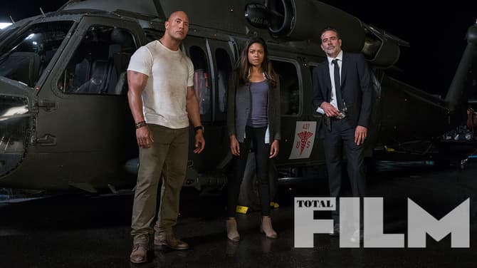 RAMPAGE: The Rock & A Gigantic Albino Gorilla Stand Tall On A New ...