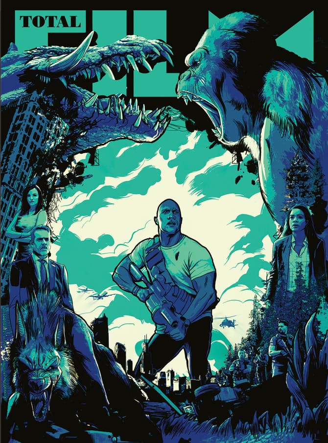 RAMPAGE: The Rock & A Gigantic Albino Gorilla Stand Tall On A New ...