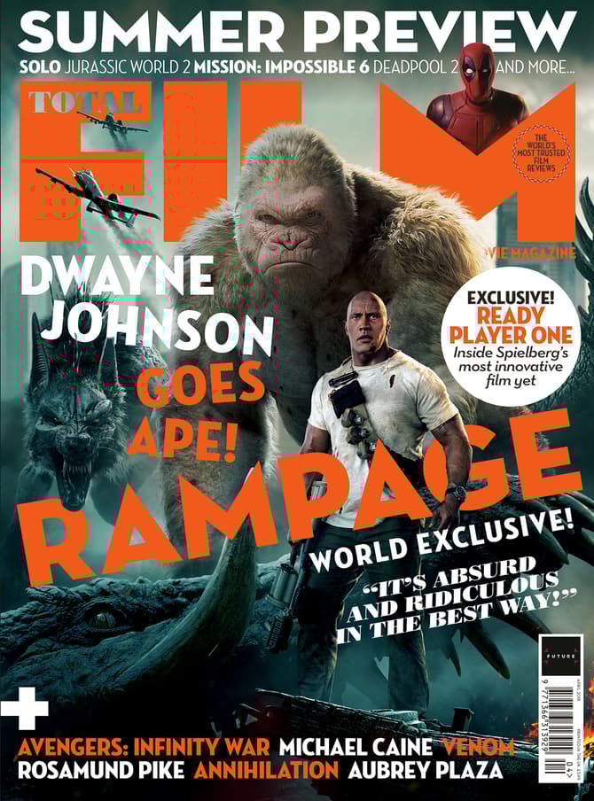 RAMPAGE: The Rock & A Gigantic Albino Gorilla Stand Tall On A New ...