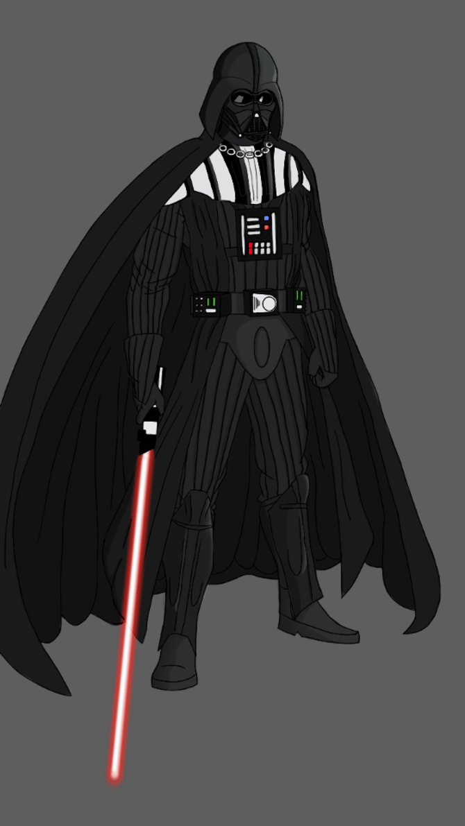 FAN ART: Reverse Flash, Darth Vader and Tron