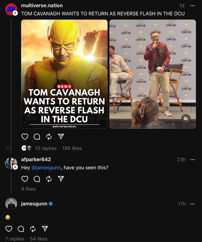 THE FLASH Star Tom Cavanagh Talks Possible Return As Reverse-Flash In DCU; DC Studios' James ...