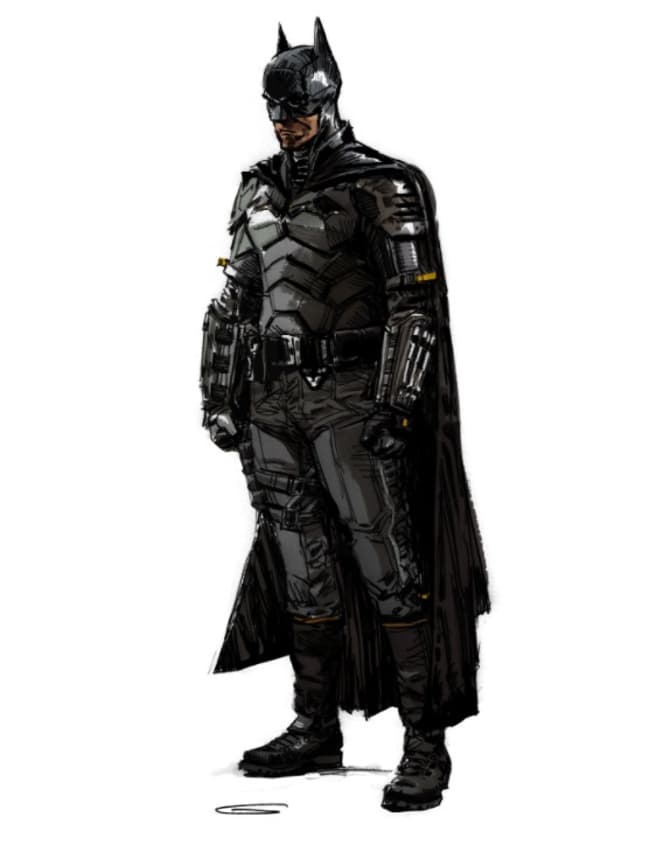THE BATMAN Concept Art Reveals Batsuit Designs, Wingsuit, And Closer ...