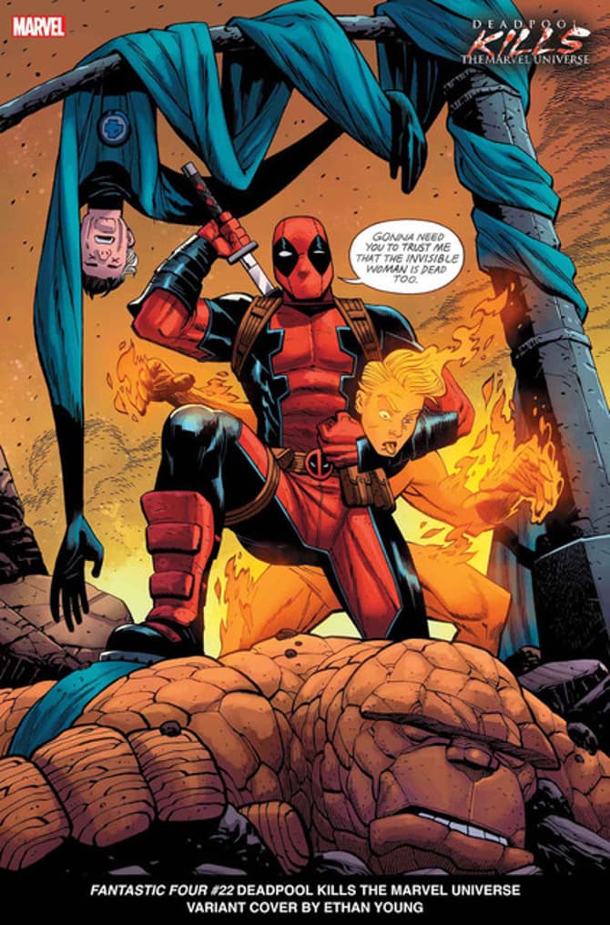Wade Wilson Kills, Well, Everyone In DEADPOOL KILLS THE MARVEL UNIVERSE-Themed Variant Covers