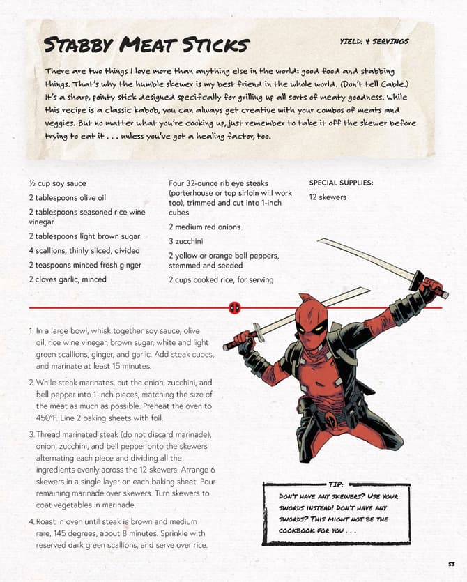 COOKING WITH DEADPOOL - Check Out A Recipe And Find Out How To Win A Copy!