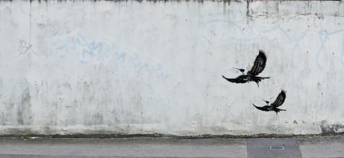 Peeta's Mural Of Rue Featured In HUNGER GAMES: CATCHING FIRE Concept Art