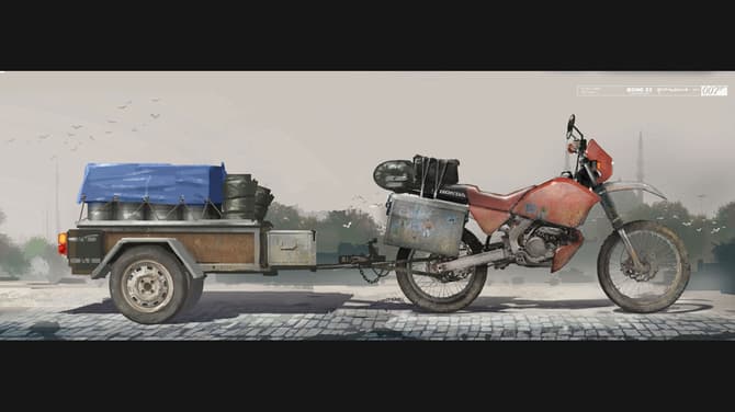 SKYFALL Concept Art: Silva's Deformed Face, Patrice's Sniper Rifle ...