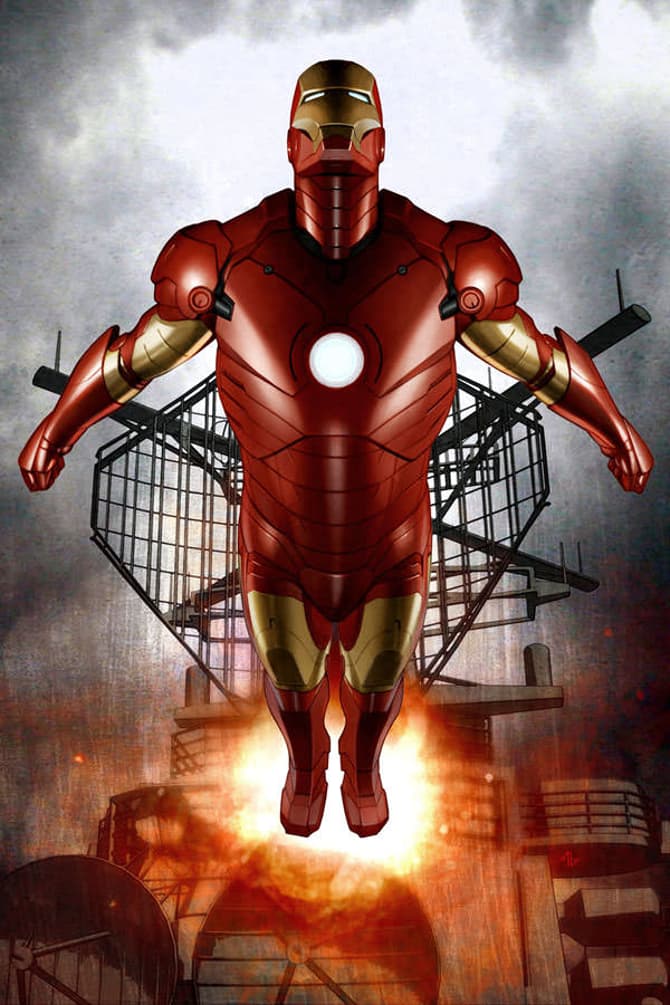 IRON MAN: Newly Revealed Concept Art Shows Different Versions Of Tony ...