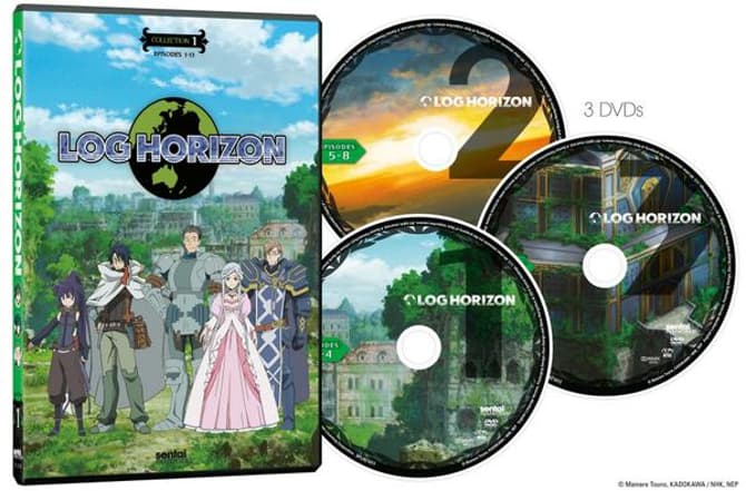 ANIME: Log Horizon Season 1 Part 1 DVD And BLU-RAY Covers Released