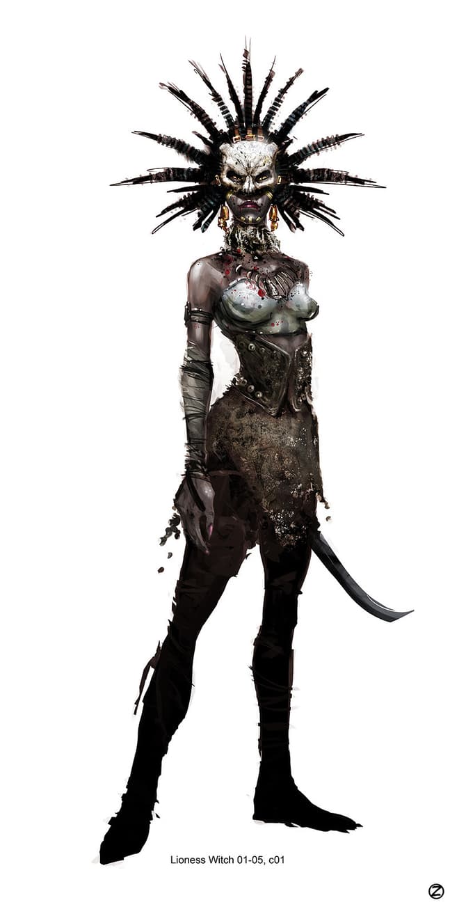 Wicked Concept Art Of The Evil Witches In HANSEL & GRETEL: WITCH HUNTERS
