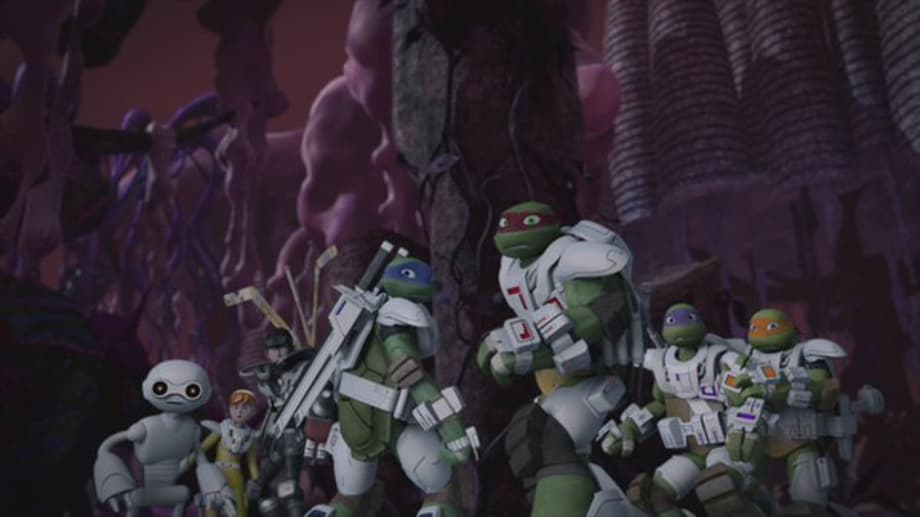 The Turtles Battle Demon Bats In A New TEENAGE MUTANT NINJA TURTLES Clip