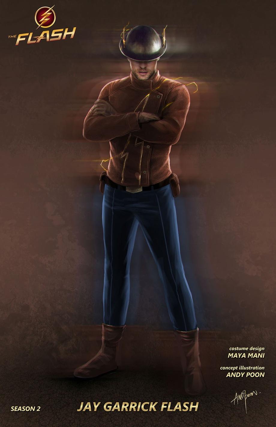 Concept Art For THE FLASH's Jay Garrick, Geomancer And More