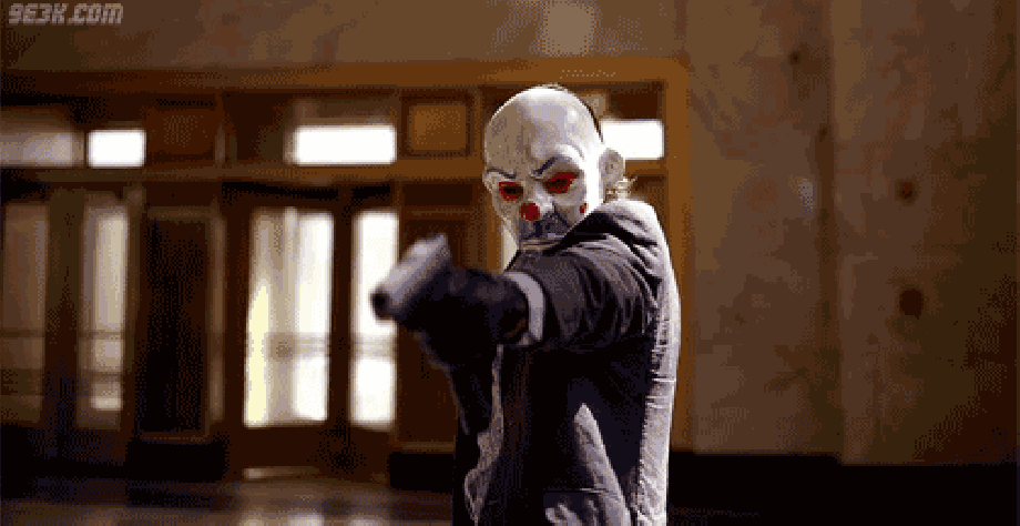 THE DARK KNIGHT Concept Art Featuring Two-Face & Joker's Bank Robbery Gang