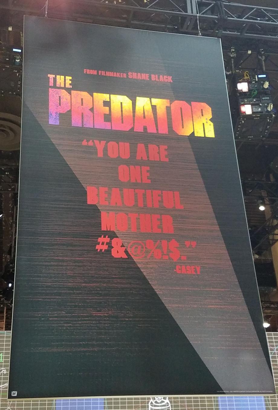 THE PREDATOR And ALITA: BATTLE ANGEL Promotional Banners Spotted At Las ...