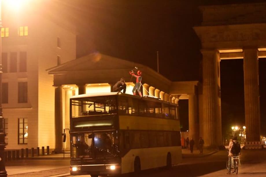 Tom Holland's Wall Crawler Rides The Bus In New SPIDER-MAN: HOMECOMING ...