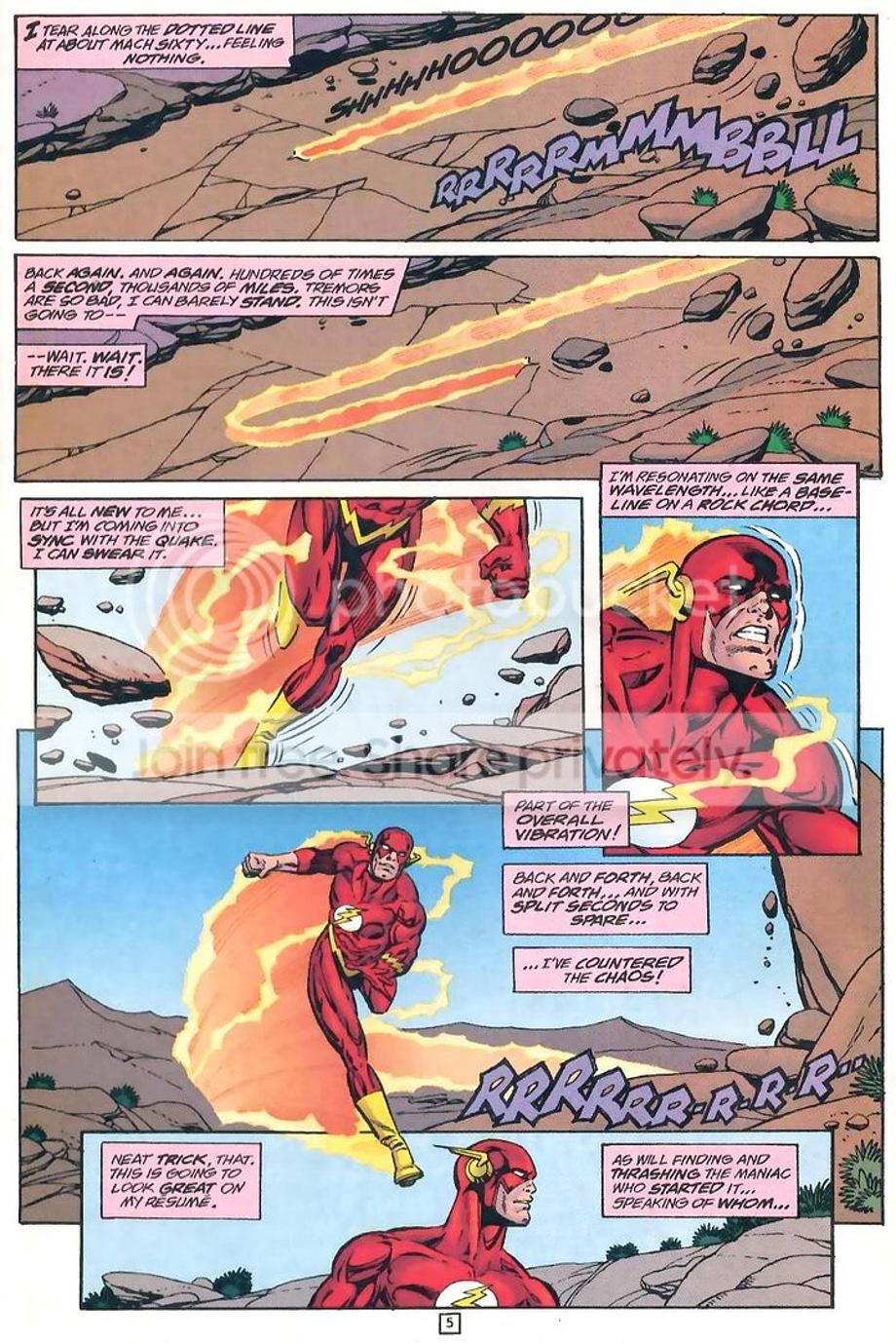 SUPERHERO FEATS: The Flash (Wally West)
