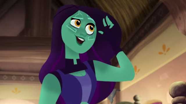 Gamora Becomes A Disney Princess In MARVEL'S GUARDIANS OF THE GALAXY ...