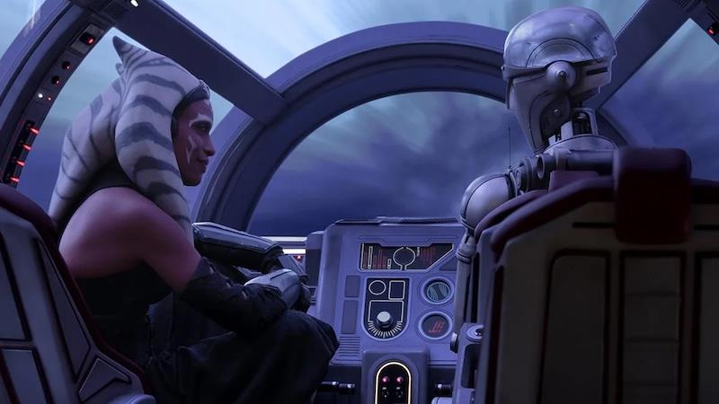 AHSOKA: New Stills Feature Thrilling Speeder Space, Lightsaber-Wielding ...