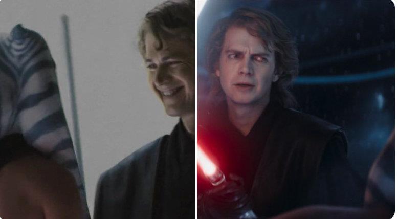 AHSOKA Behind-The-Scenes Video Focuses On Reunion Between Anakin ...