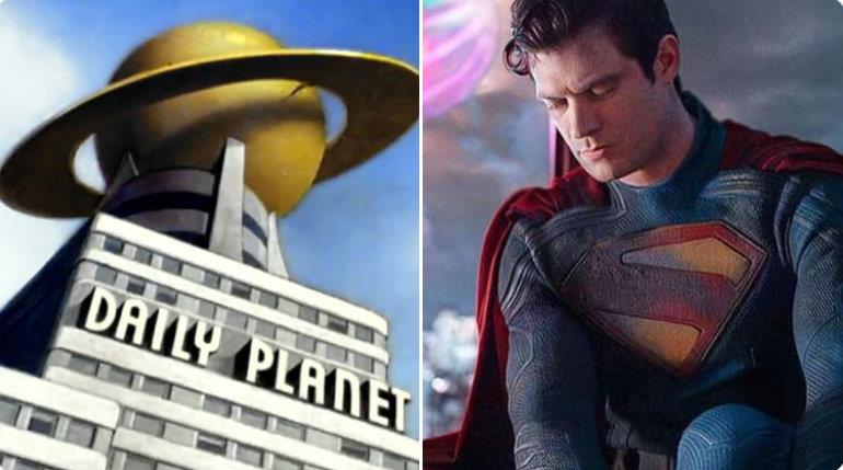 SUPERMAN Set Video Reveals Daily Planet Logo; James Gunn Shares New ...