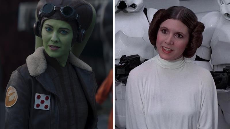 AHSOKA Spoiler Stills Released As The Show Reveals Princess Leia's ...