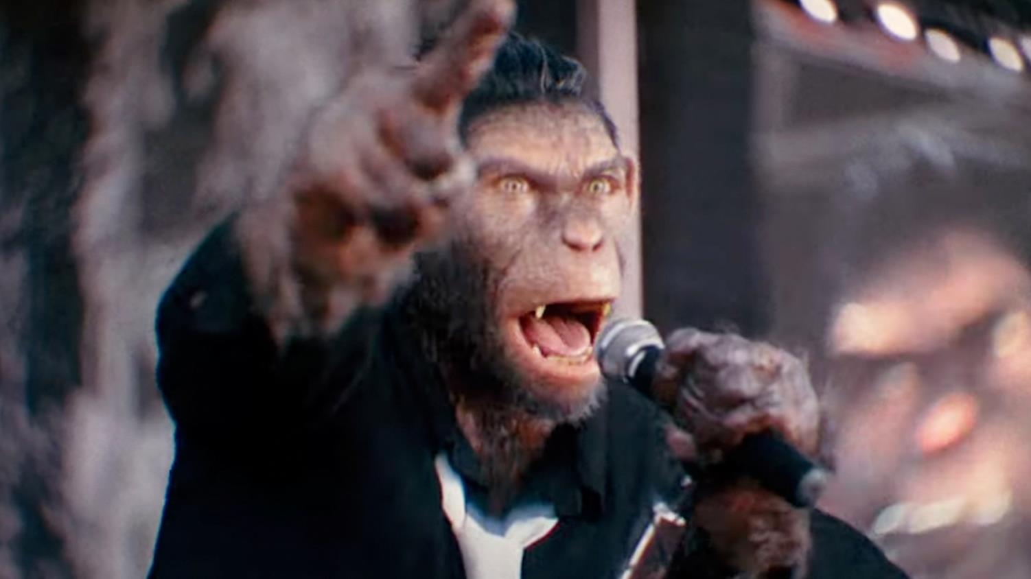 BETTER MAN: Robbie Williams Is A CGI Ape In First Trailer For Michael ...