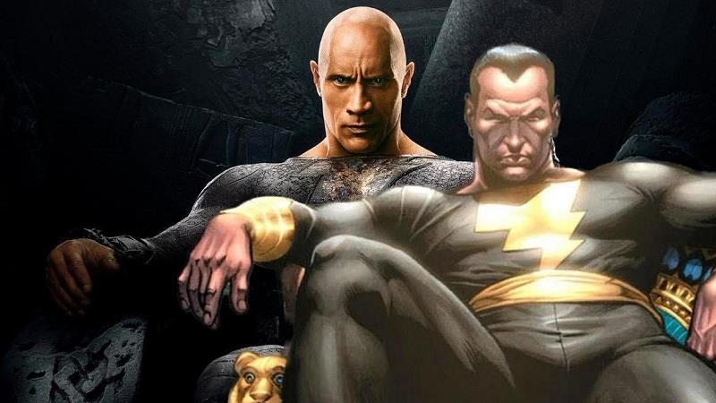 BLACK ADAM Poster Recreates One Of The DC Comics Anti-Hero's Most ...