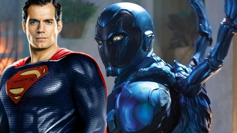 BLUE BEETLE Features A MAN OF STEEL Reference Despite Jaime Reyes ...