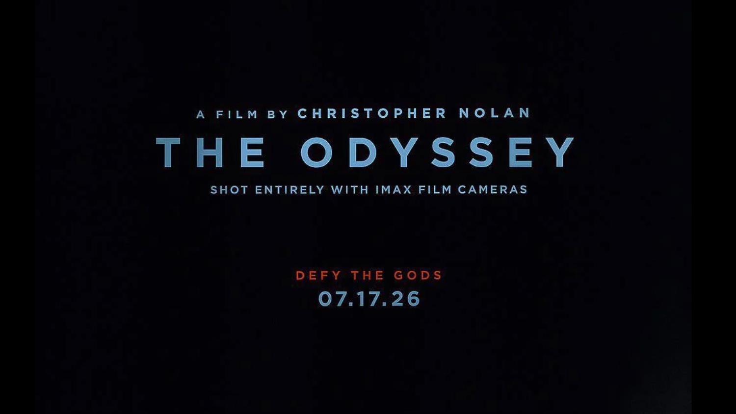 Christopher Nolan's THE ODYSSEY Unveils First Poster As A Trailer Release Is Reportedly On The ...