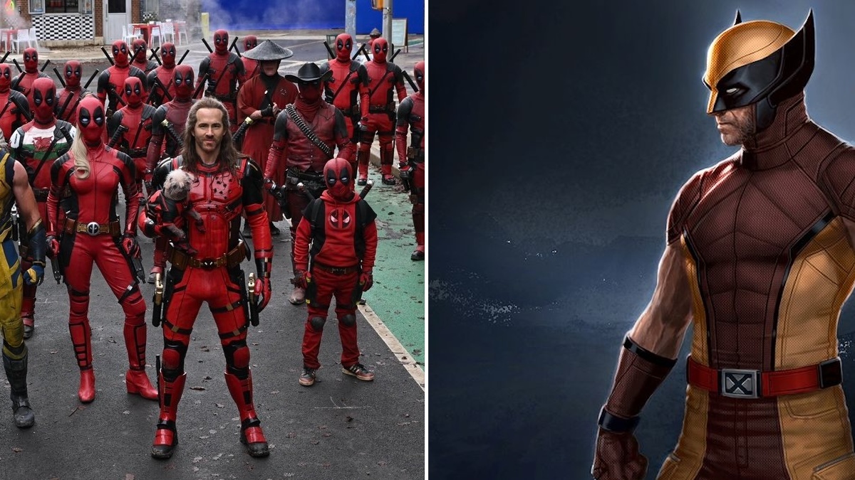 DEADPOOL & WOLVERINE Concept Art Adds A Mask To Brown And Tan Suit ...