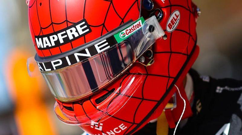 Formula 1 Driver Esteban Ocon Dons An Amazing SPIDER-MAN Inspired ...
