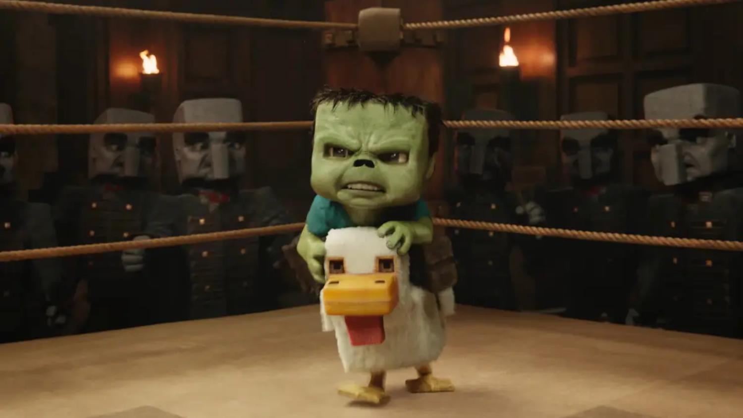 Here's What A MINECRAFT MOVIE Director Thinks About The Chicken Jockey ...