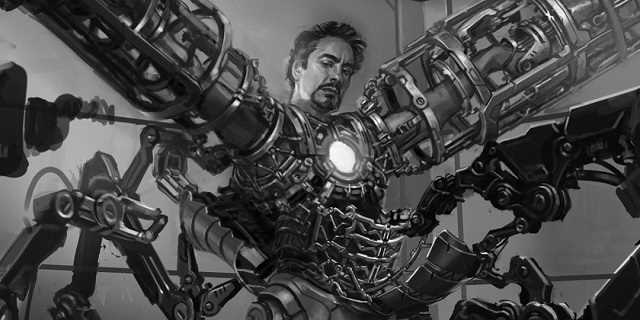 IRON MAN: Newly Revealed Concept Art Shows Different Versions Of Tony ...