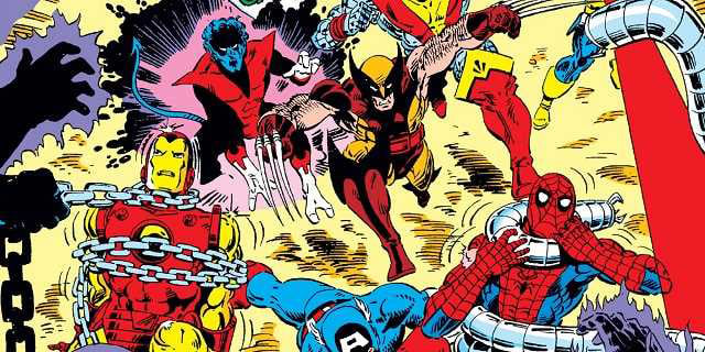 Marvel's Greatest Villains Go On The Attack In Unused SECRET WARS Cover ...