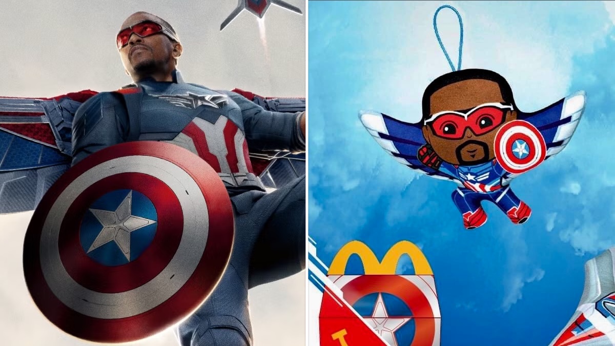 Resurfaced CAPTAIN AMERICA: BRAVE NEW WORLD Happy Meal Toys Highlights ...