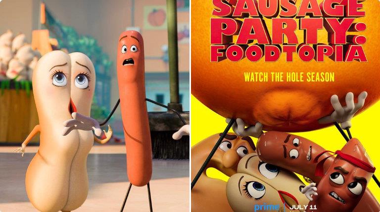 SAUSAGE PARTY: FOODTOPIA Sets Premiere Date With Unsurprisingly Crude ...