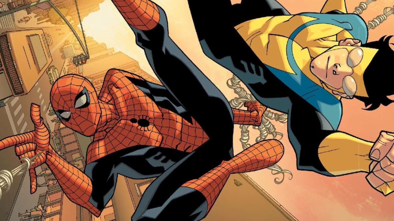 SPIDER-MAN/INVINCIBLE Comic Crossover Under Fire For Blatant Amazon ...