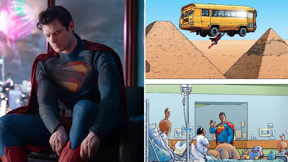 SUPERMAN Set Photo Recreates A Touching Moment From DC Comics' ALL-STAR ...