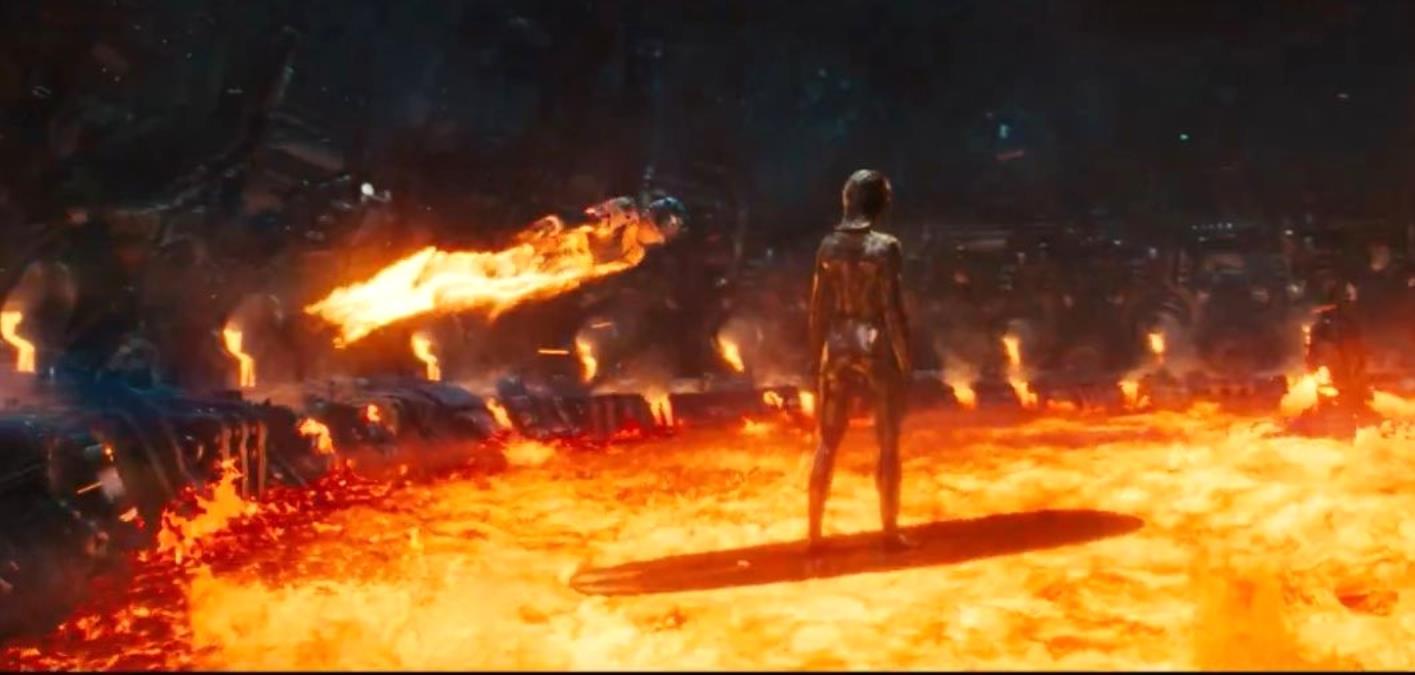 THE FANTASTIC FOUR: FIRST STEPS - The Human Torch Tries To Charm The ...