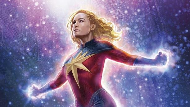 THE MARVELS Comic-Con Exclusive Poster Sees Captain Marvel Lead Ms ...