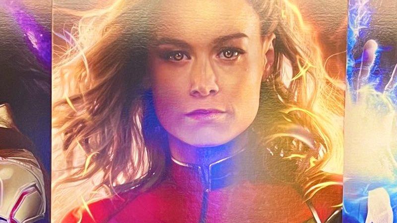 THE MARVELS Theater Standee Sees The Sequel's Three Superhero Leads ...