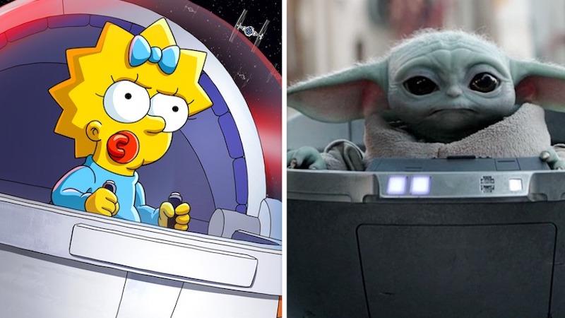 THE SIMPSONS Meets THE MANDALORIAN For New Disney+ Short MAGGIE SIMPSON ...