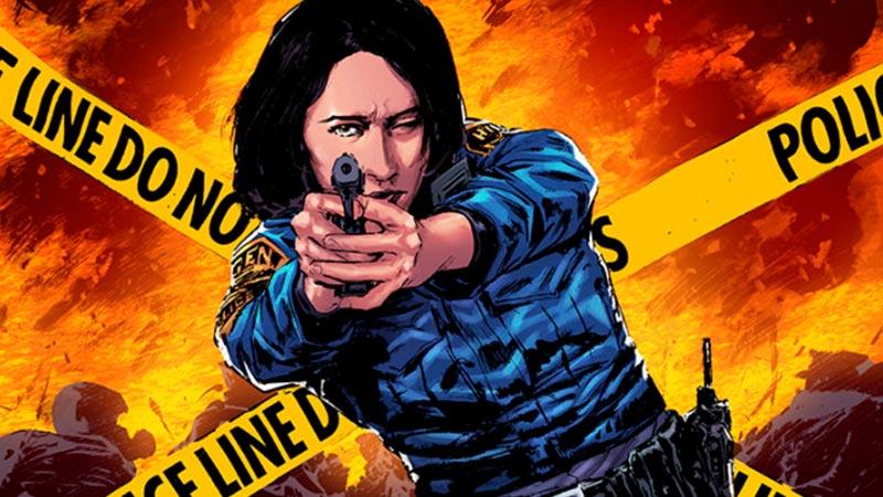 THIN BLUE LINE: Mike Baron's Police-Focused Graphic Novel Ships Next ...