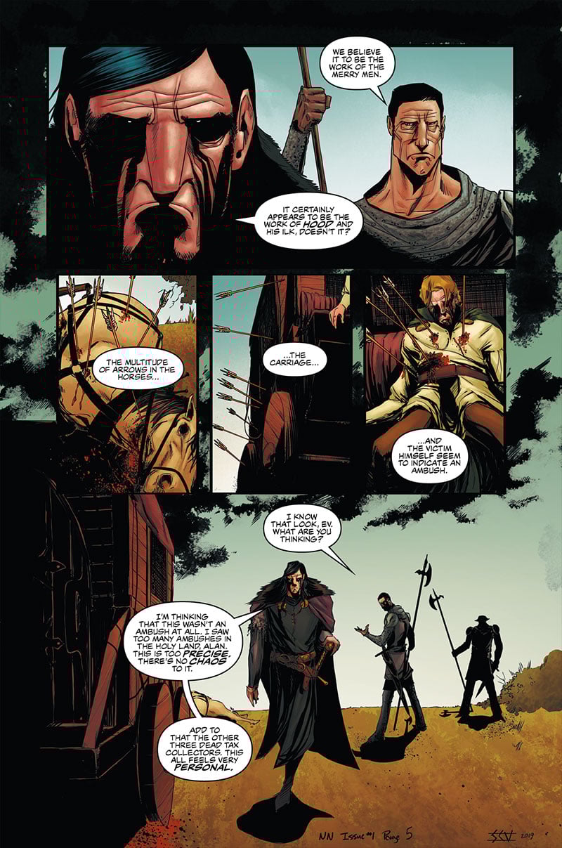 Mad Cave Studios' NOTTINGHAM Offers A Dark Twist On The Classic Robin ...